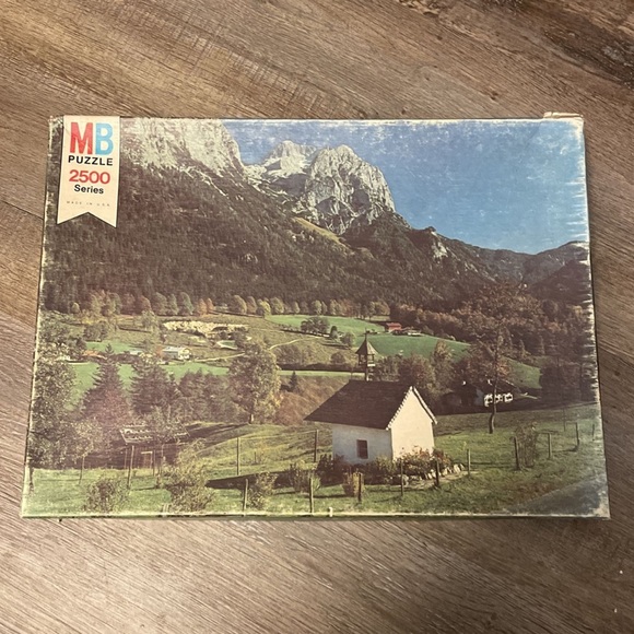 Games | Vintage Mb Puzzle Bavarian Landscape 250 Series | Poshmark